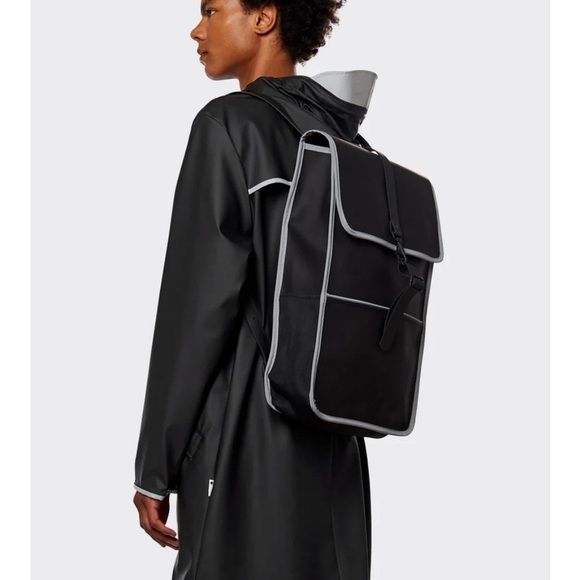 Rains | Bags | Rains Backpack Black Reflective Raingear Waterproof ...